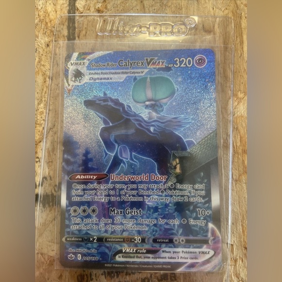 Toys | Shadow Rider Calyrex Vmax Alt Art Swsh Chilling Reign | Poshmark